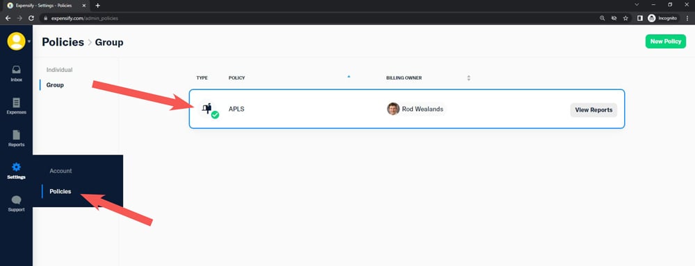 Using Expensify | APLS Australia