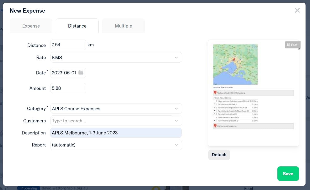 Using Expensify | APLS Australia