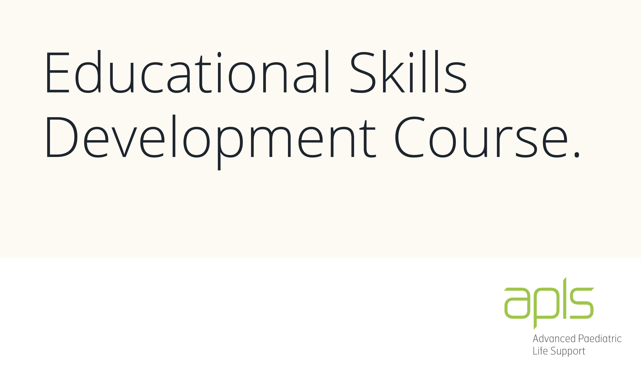Educational Skills Development Course | APLS Australia